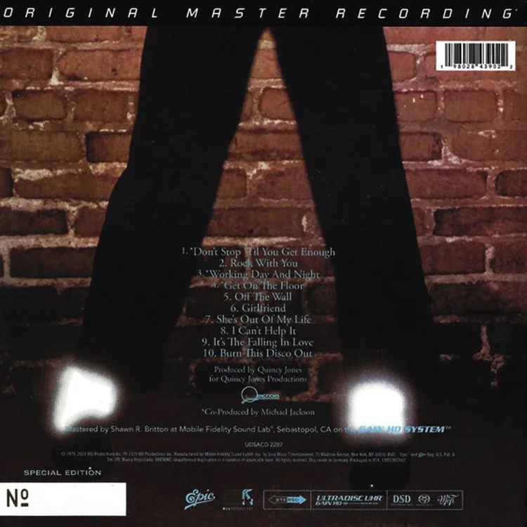 Michael Jackson - Off the Wall (Mobile Fidelity - SACD)