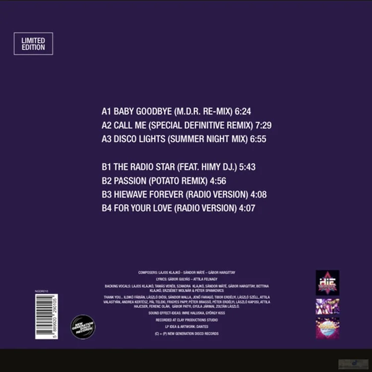 Energy Voice - Baby Goodbye [The Best Of Energy Voice] (LP)