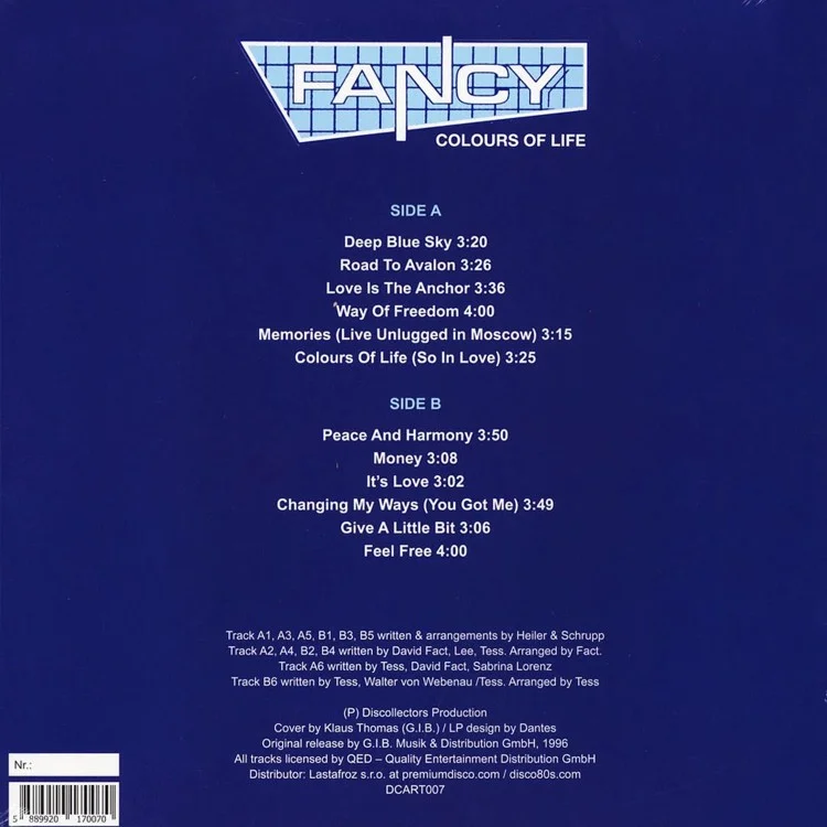 Fancy - Colors of Life (LP)