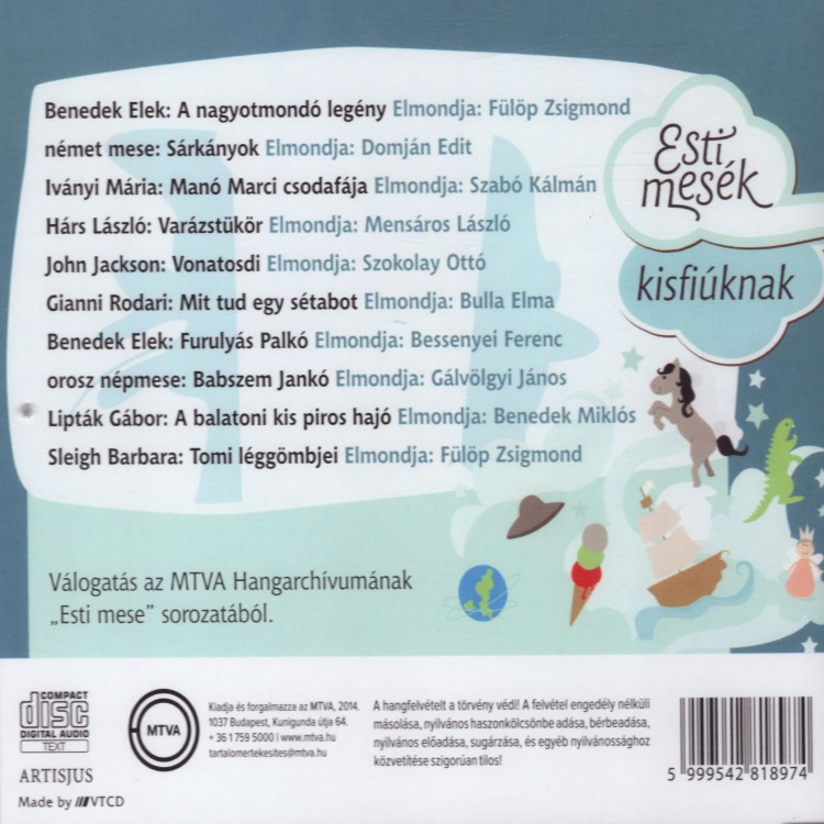 Esti Mese Kisfiúknak (CD)