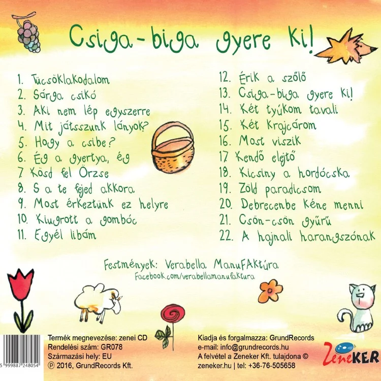 Gyereklemez - Csiga - biga gyere ki! (CD)