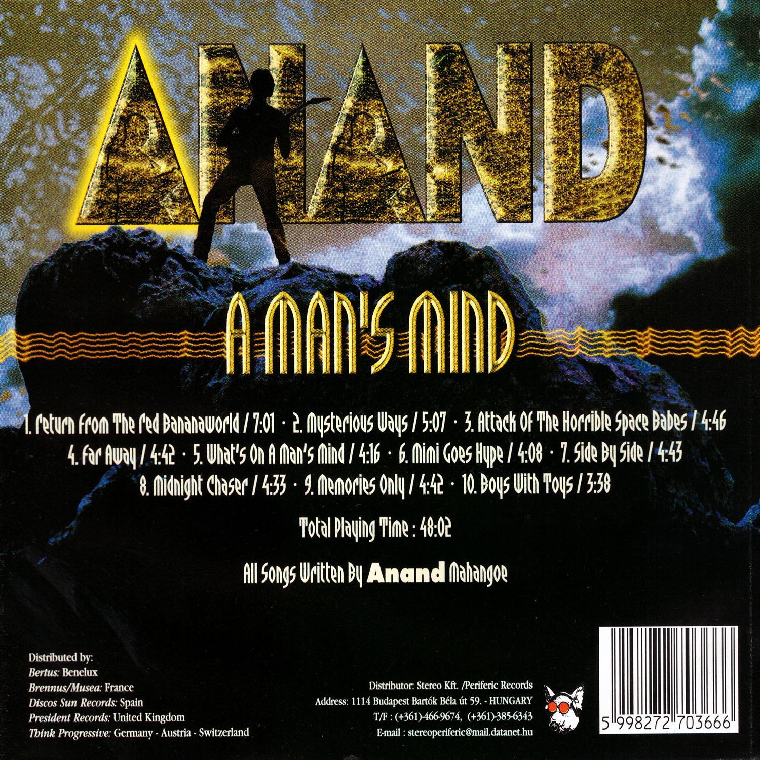 Anand - A Man's Mind (CD)